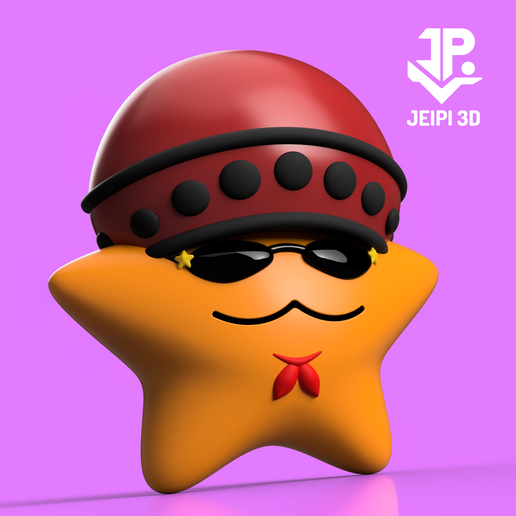STL file PAPPAG_ ONE PIECE_ANIME_ STARFISH 👽 ・3D print model to ...