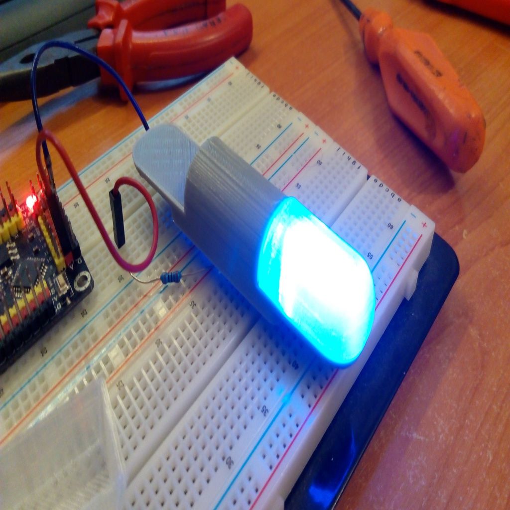 Download free STL file Strobe lights for RC truck or car - round ...