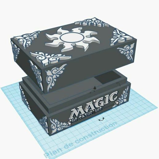 📦 Mtg Box Sun・ STL File for ・Cults