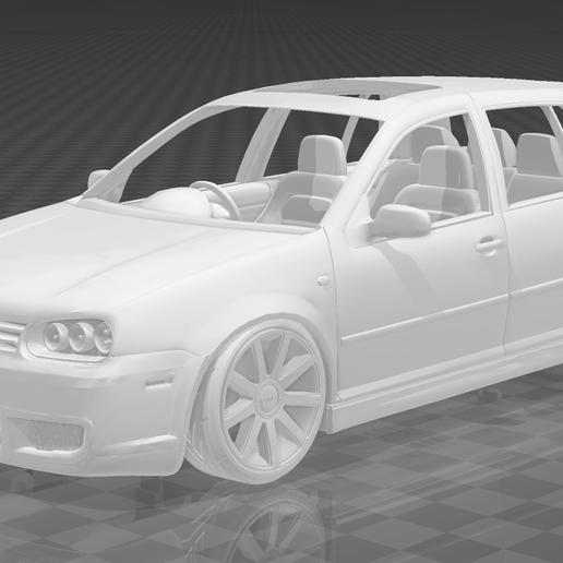 🏌️ Golf Mk4 R32 Full-Kit・Arquivo STL para Impressão 3D・Cults