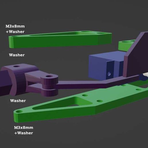 🚗 Fully 3D printable 1/18 rc car chassis that doesn't need bearings ...