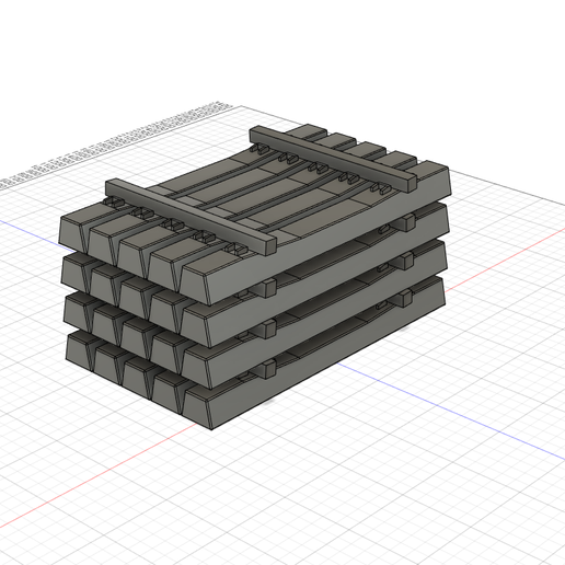 🛤️ Concrete Railway Sleeper (1/14, 1/43 O, 1/87 HO, 1/76 OO, 1/148 N ...