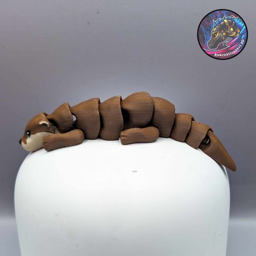 👶 Baby Flexi Critter Set 1 (Skunk, Otter, Ferret)・ 3D File for 3D ...