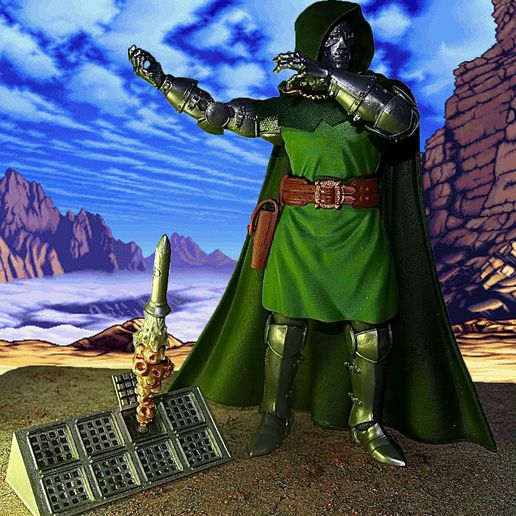 🙈 Dr Doom Hidden missiles MvC・ STL File for 3D printing・Cults