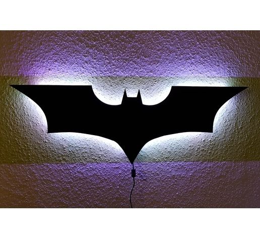 batman 3d wall light