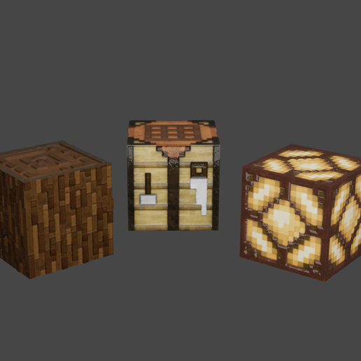 🦸 Minecraft Blocks・Free STL File for ・Cults