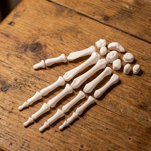 skeleton hand 3d reference