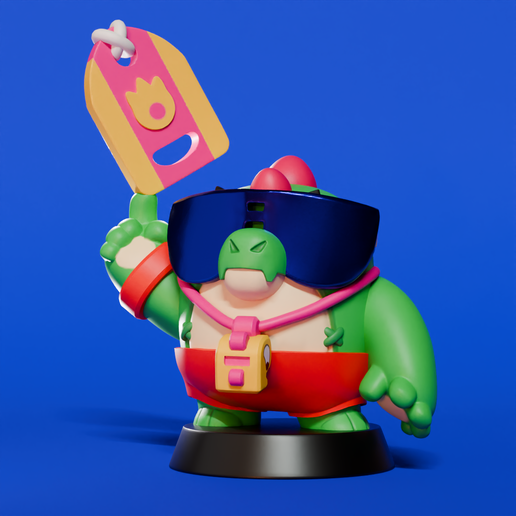 Archivo STL gratuito Fanart de Buzz Brawlstars 🎨 ・Idea de impresión 3D ...