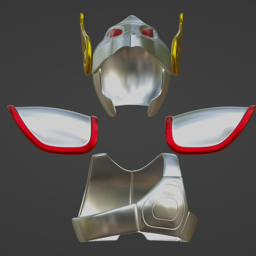 🎨 PEGASUS SEIYA FULL ARMOR - ZODIAC KNIGHTS・ STL file for ・Cults