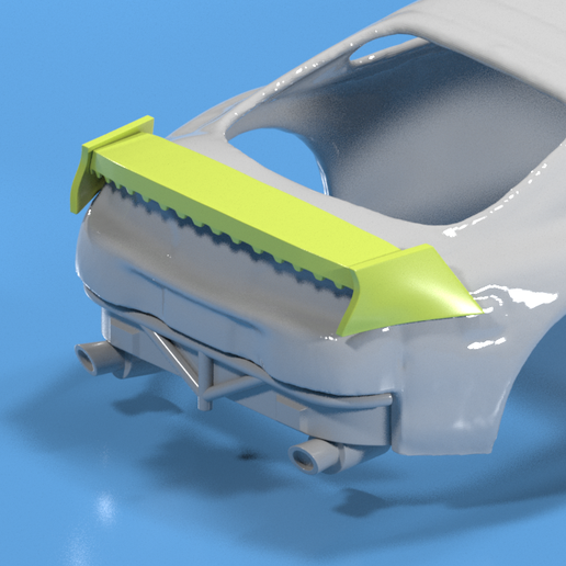 🪶 Drag Theme Supra Spoiler・Free STL File for 3D printing・Cults