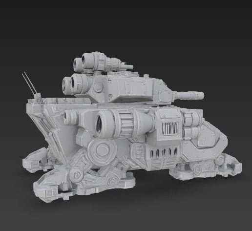 🪖 3D Printable Iron Oath 'Goliath' Heavy Assault Tank – Futuristic ...