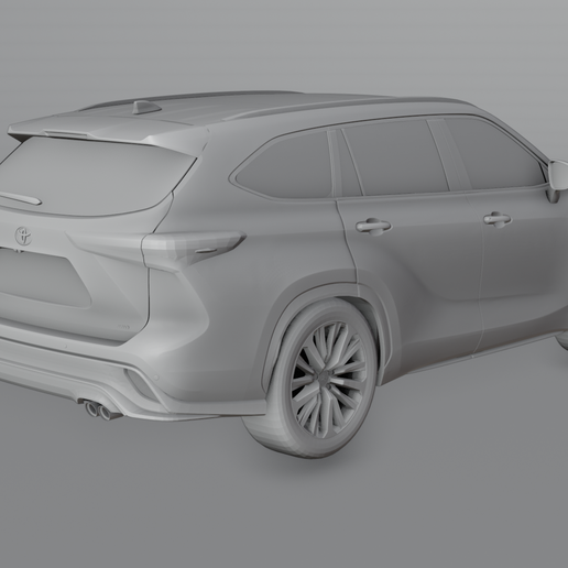 🚗 Toyota Highlander 2021・ STL File for ・Cults