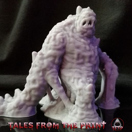 👹 Mud monster - One part - printable without support with resin printer ...