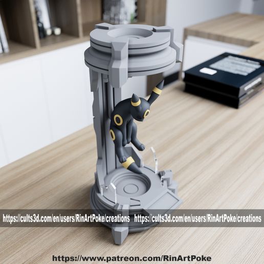 STL file Umbreon in the lab from pokemon 🥼 ・3D printing template to ...