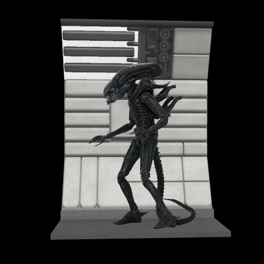 👽 Alien Nostromo Corridor Diorama For 3.75 and 7 Inch Figures・ 3D File ...