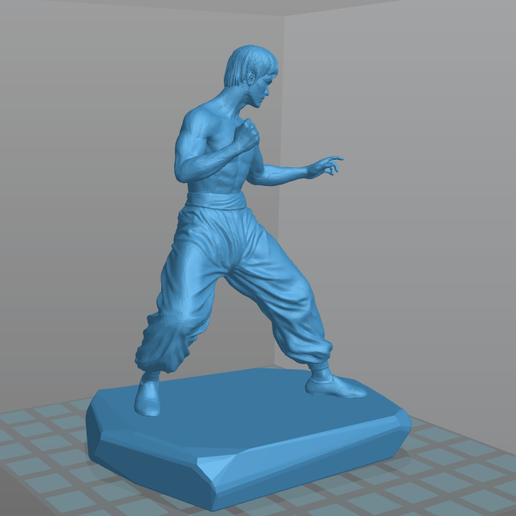 🧸 Bruce Lee・Arquivo STL Grátis para Impressão 3D・Cults