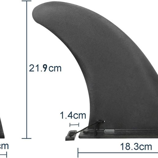 3D file PADDLE BOARD FIN , THICK 👽 ・3D printable model to download・Cults