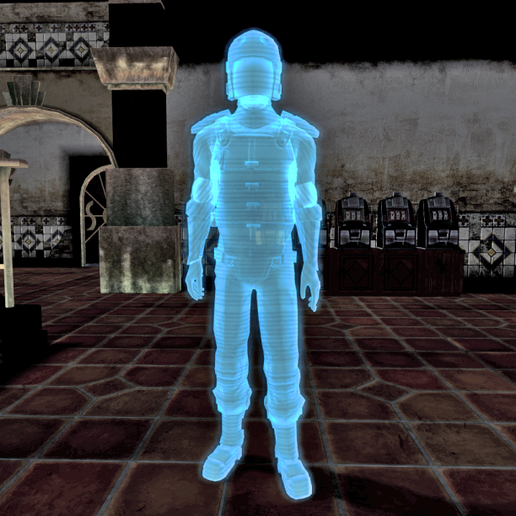 Free OBJ file Holograms from Fallout 🦸 ・3D print object to download・Cults