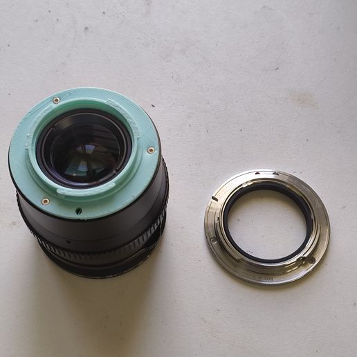 🗻 Canon EF-M Lens to Fujifilm X-Mount Conversion Plate・Free STL File ...