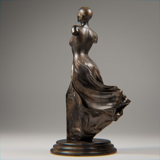 STL file Abstract Girl Statues for Modern Home Decor 👧 ・Design to ...
