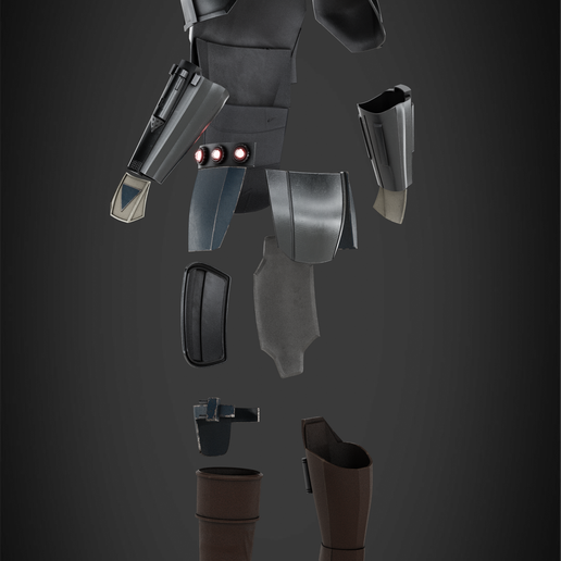 ⭐ The Mandalorian Mando Armor for Cosplay・ STL File for ・Cults