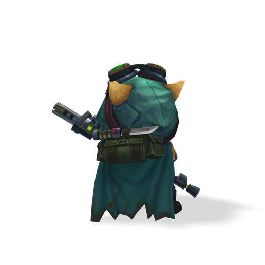 STL file Omega Squad Teemo League of Legends 3D print model 🎲 ・3D print ...