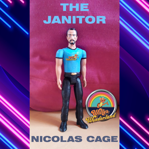 🦸 Nicolas Cage The Janitor・ 3D File for ・Cults