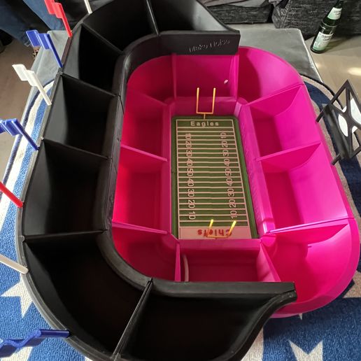 3D printing Snack Stadium for the Super Bowl (Food Stadium, Snack ...