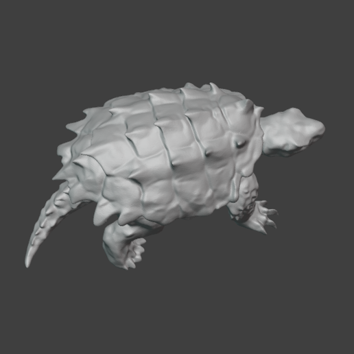 STL file alligator snapping turtle 🐊 ・3D printable design to download・Cults