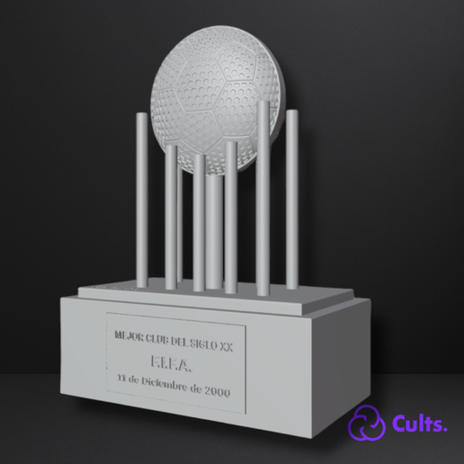 🏆 Legacy of the 20th Century Trophy - Best Football Club (Customizable ...