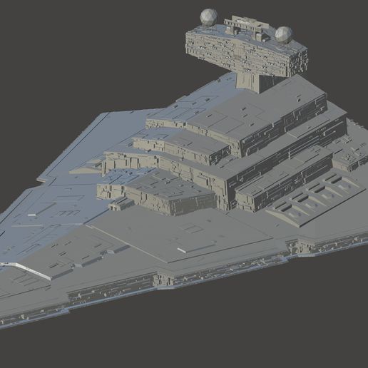 ⭐ Star Destroyer・ STL File for 3D printing・Cults