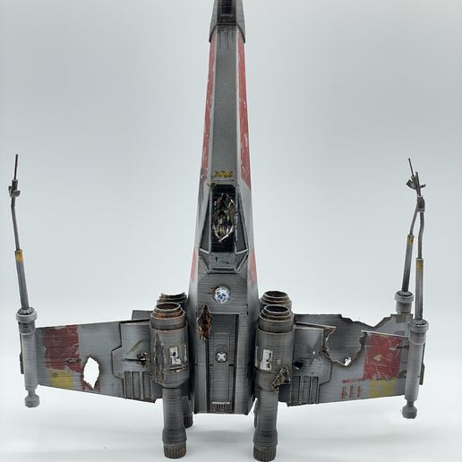 🚀 Crashed X-Wing for Star Wars Legion or Aquariums/Terrarium・ STL File ...