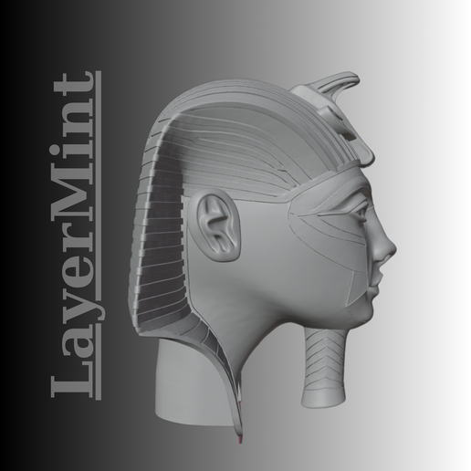 👤 Egyptian Pharaoh Bust – Highly Detailed 3D Print Model (STL/OBJ)・ 3D ...