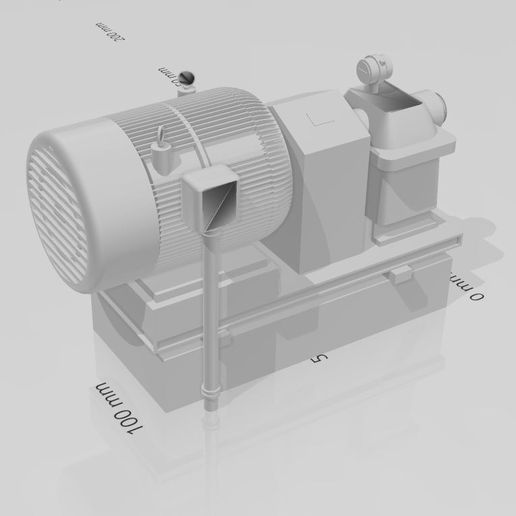 🛥️ horizontal pump industry・ STL File for 3D printing・Cults