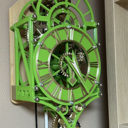 3D 打印 Christian Huygens 3D printed clock • 使用 creality ender 3 pro v2 ...