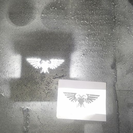 🐔 Aquila - It Makes Me Happy (Mutant Chicken Glyph Stencil)・Free STL ...