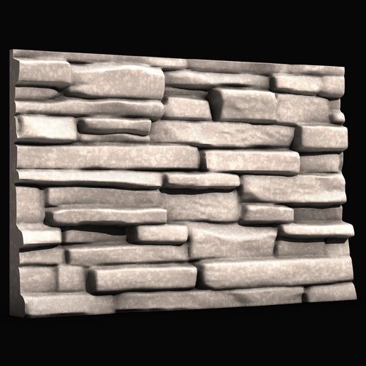 STL file Stone Wall 30 🏰 ・3D printing template to download・Cults