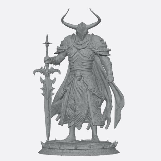 🦸 Death Knight 3D・Free STL File for 3D printing・Cults