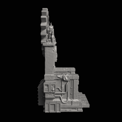 🎲 Imperial Throne — 3D Printable Miniature・ STL File for 3D printing・Cults