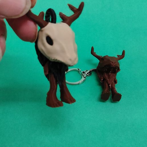 🗝️ Chibi Wendigo Keychain・ STL File for 3D printing・Cults