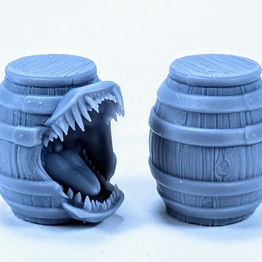 3D file Barrel Mimic 👹 ・3D print object to download・Cults