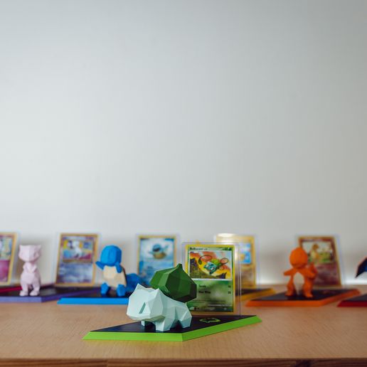 🐉 Pokemon Card Stands・Free 3D File for 3D printing・Cults