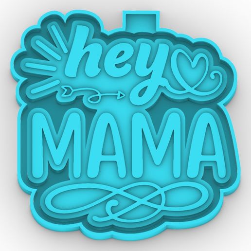 Archivo STL hey mama - freshie mold - STL for silicone mold 🪔 ・Diseño ...
