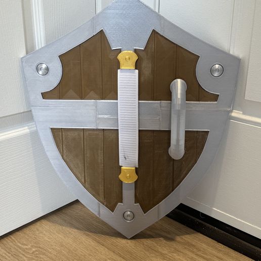 👸 Legend of Zelda Twilight Princess; Hylian Shield・ STL File for 3D ...
