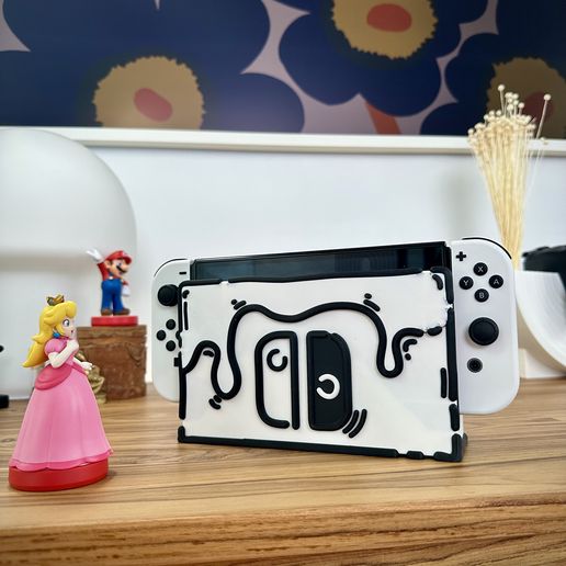🕹️ Doodle Nintendo Switch Faceplate・ 3D File for 3D printing・Cults