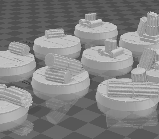 🏛️ Greek Ruins Base Set For 28mm Table Top War gamming Roman・ STL File ...