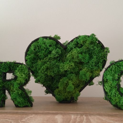 3D print Moss Letters for names • made with Anycubic Vyper・Cults