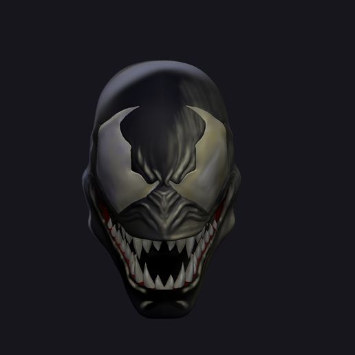 🦸‍♂️ Venom head 2 for custom marvel legends 1/12・ STL File for 3D ...