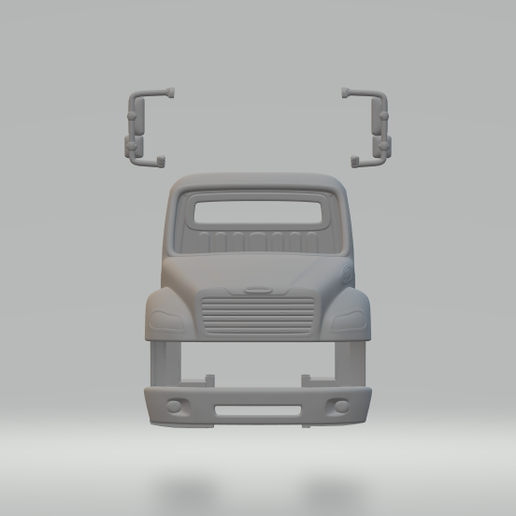 🚚 Freightliner Business Class M2 cabin・ STL File for ・Cults