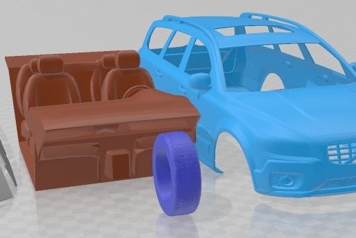 🚗 Volvo XC70 2008 Printable Car・ 3D File for 3D printing・Cults